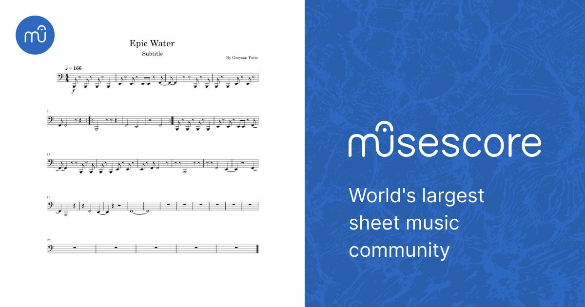 Water Island - Epic Wubbox Sheet music for Tuba (Solo) | Musescore.com