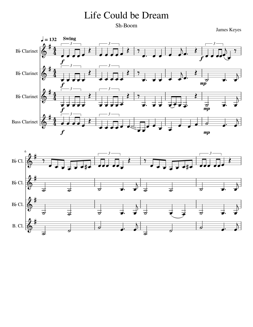 Sh-boom (Life Could Be A Dream) – The Chords Sh-boom (Life Could Be A Dream) Sheet music for ...
