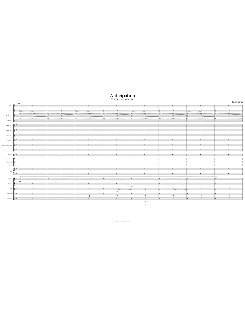 Anticipation Sheet music for Trombone, Tuba, Flute, Oboe & more ...