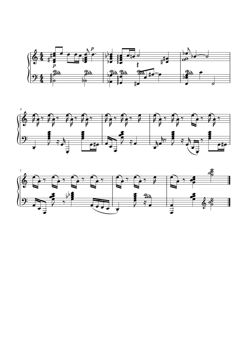 Kikou Sheet music for Piano (Solo) | Musescore.com