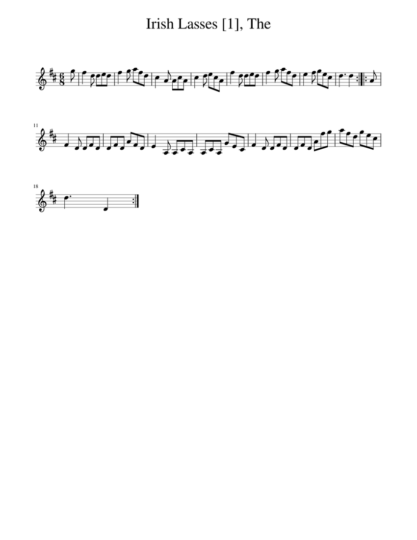 The Irish Lasses Sheet music for Piano (Solo) Easy | Musescore.com