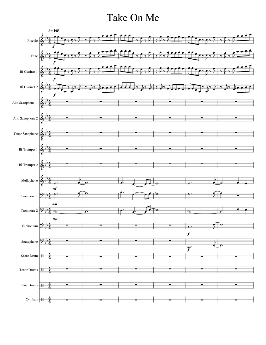 PEP TUNE Sheet music for Trombone, Euphonium, Mellophone, Flute piccolo & more instruments ...