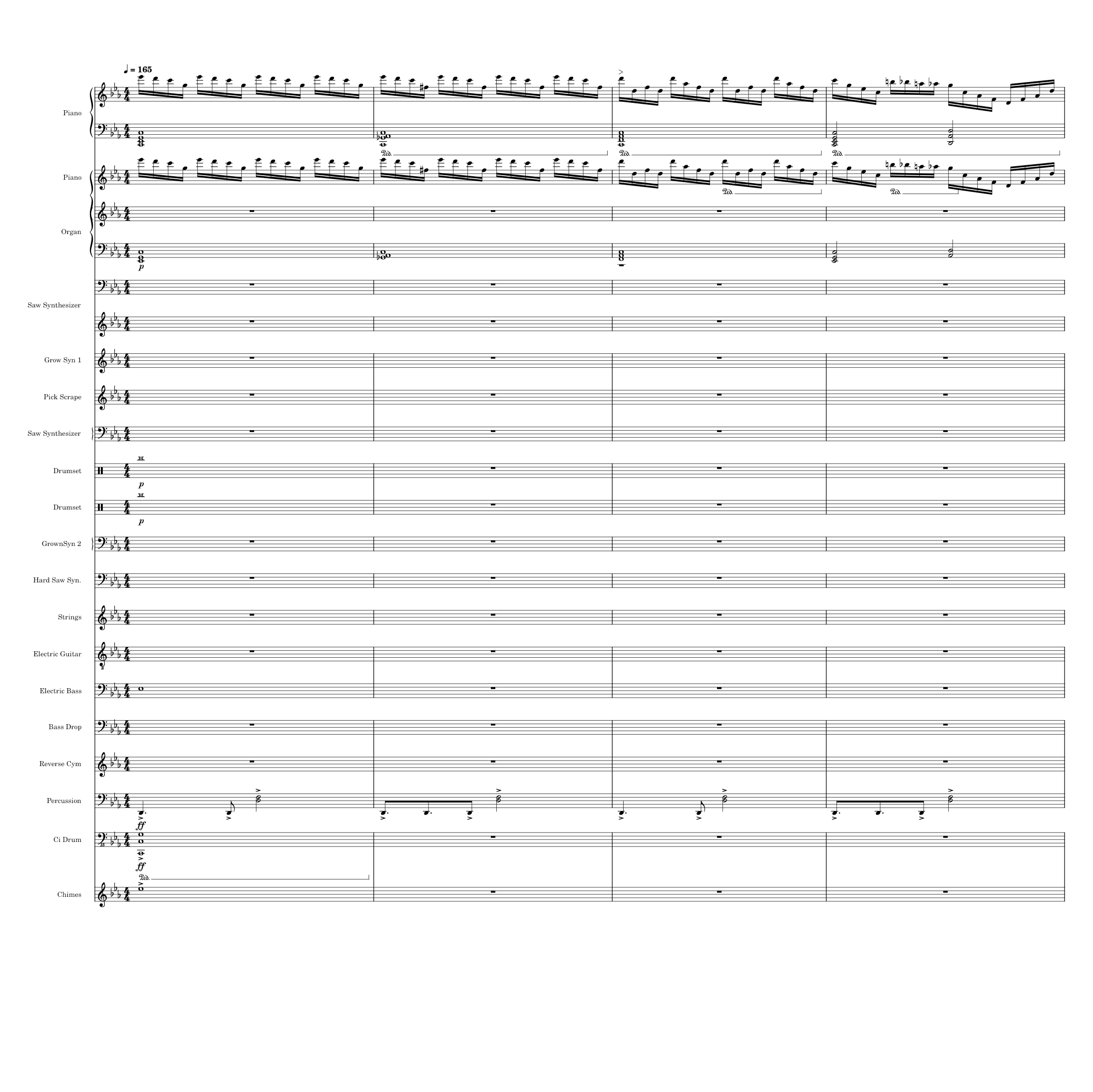 「Gregorius Theme OST 158」From Blue Archive Sheet Music for Piano, Organ, Tuba, Flute & more ...