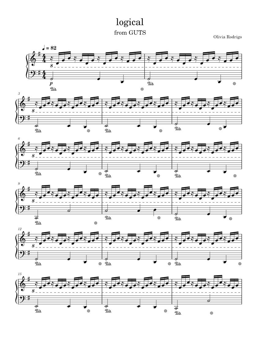logical Sheet music for Piano (Solo) Easy | Musescore.com