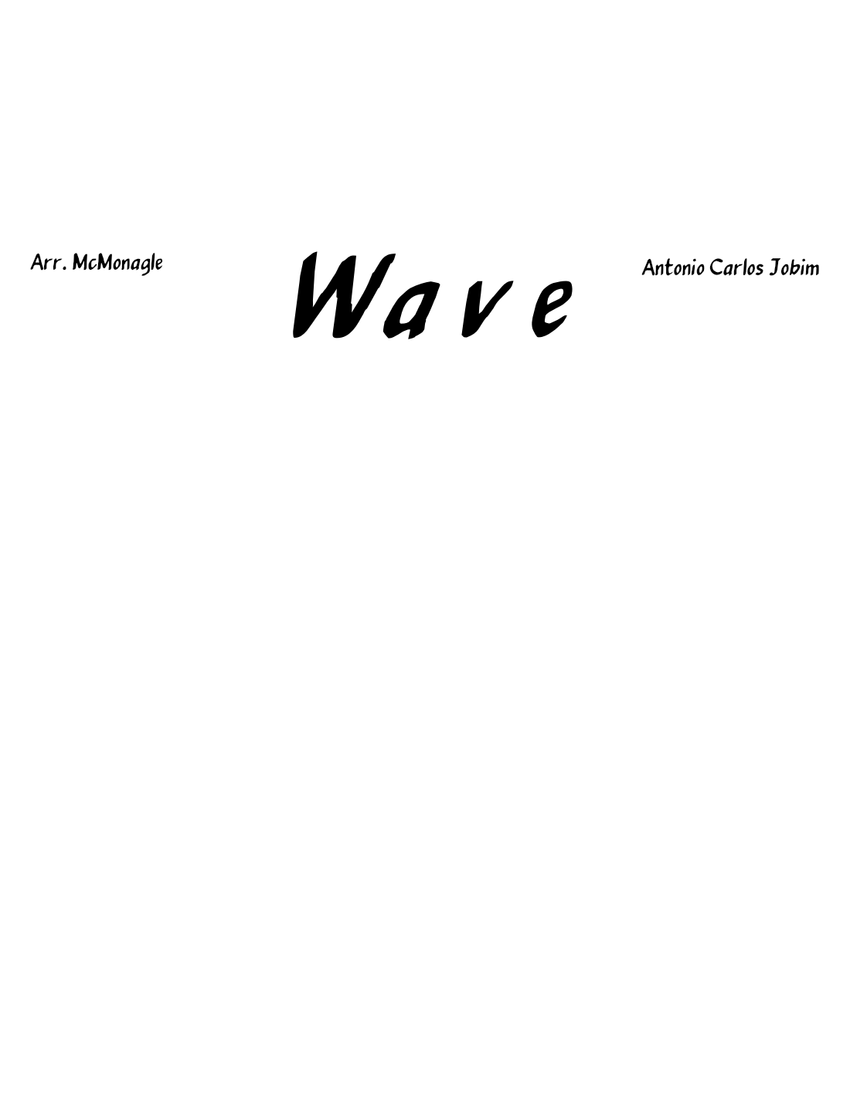Wave Sheet music for Piano, Trombone, Trombone bass, Flute & more ...