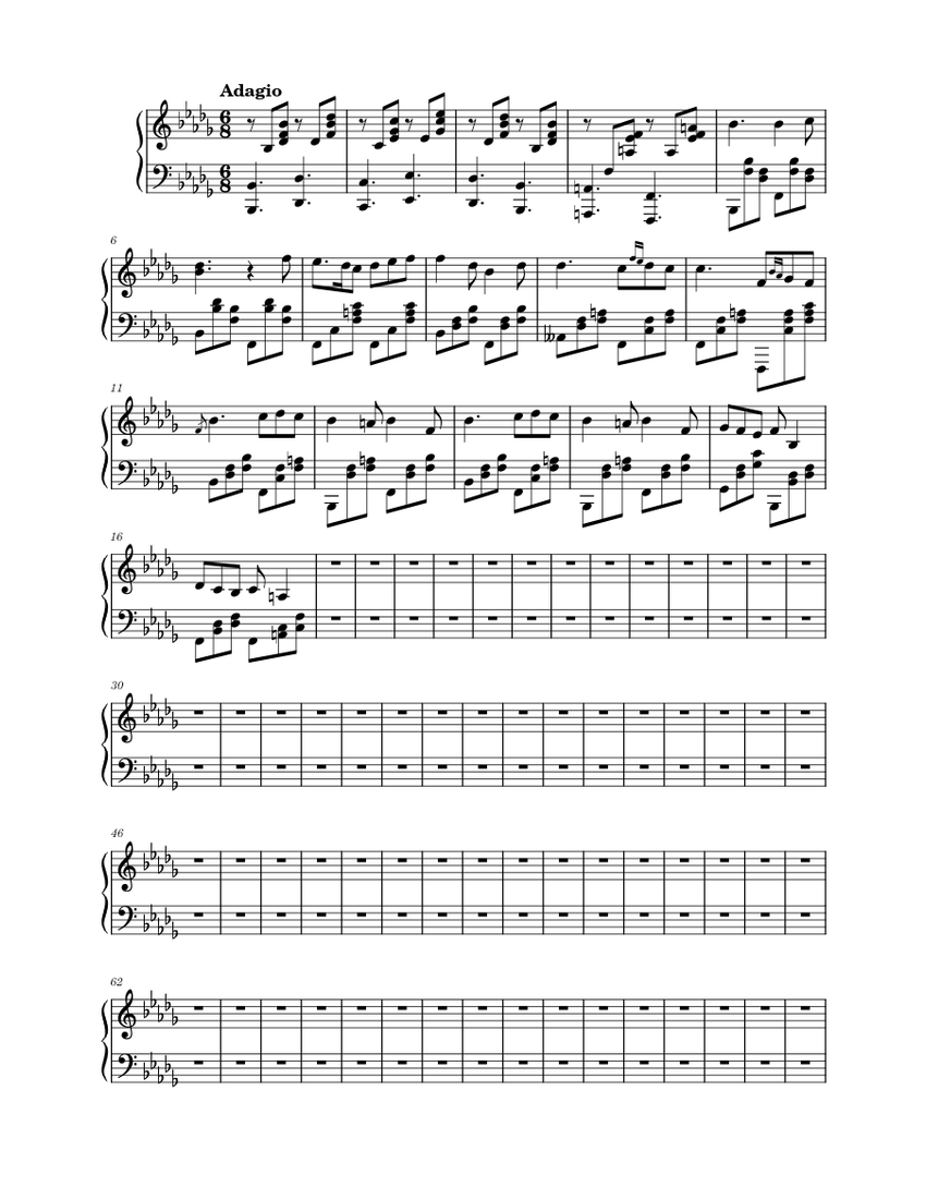 Nocturne Sheet music for Piano (Solo) | Musescore.com