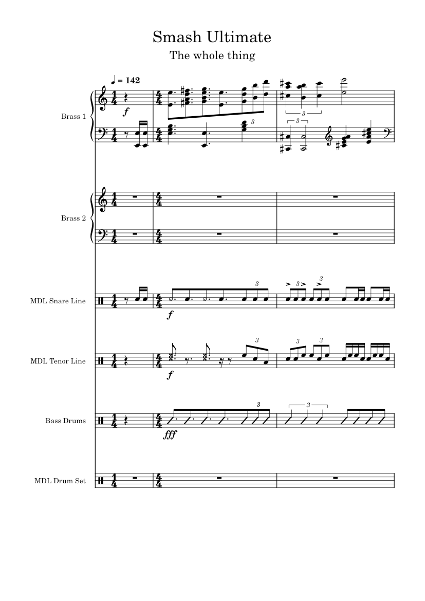 Super Smash Bros. Ultimate – Hideki Sakamoto Smash Ultimate Sheet Music ...