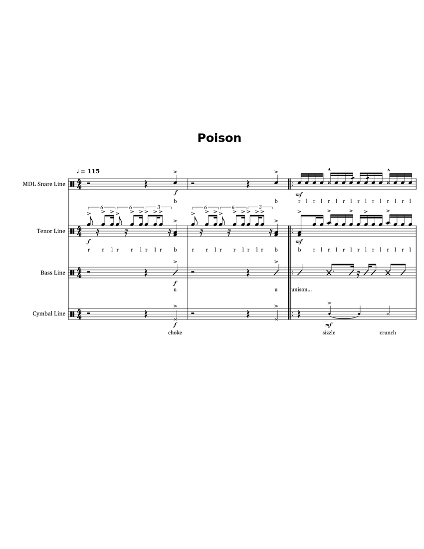 Poison - piano tutorial