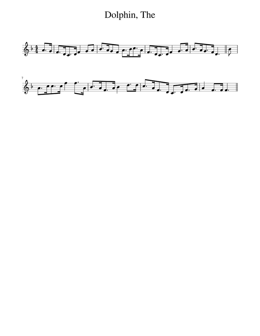 The Dolphin Sheet music for Piano (Solo) | Musescore.com
