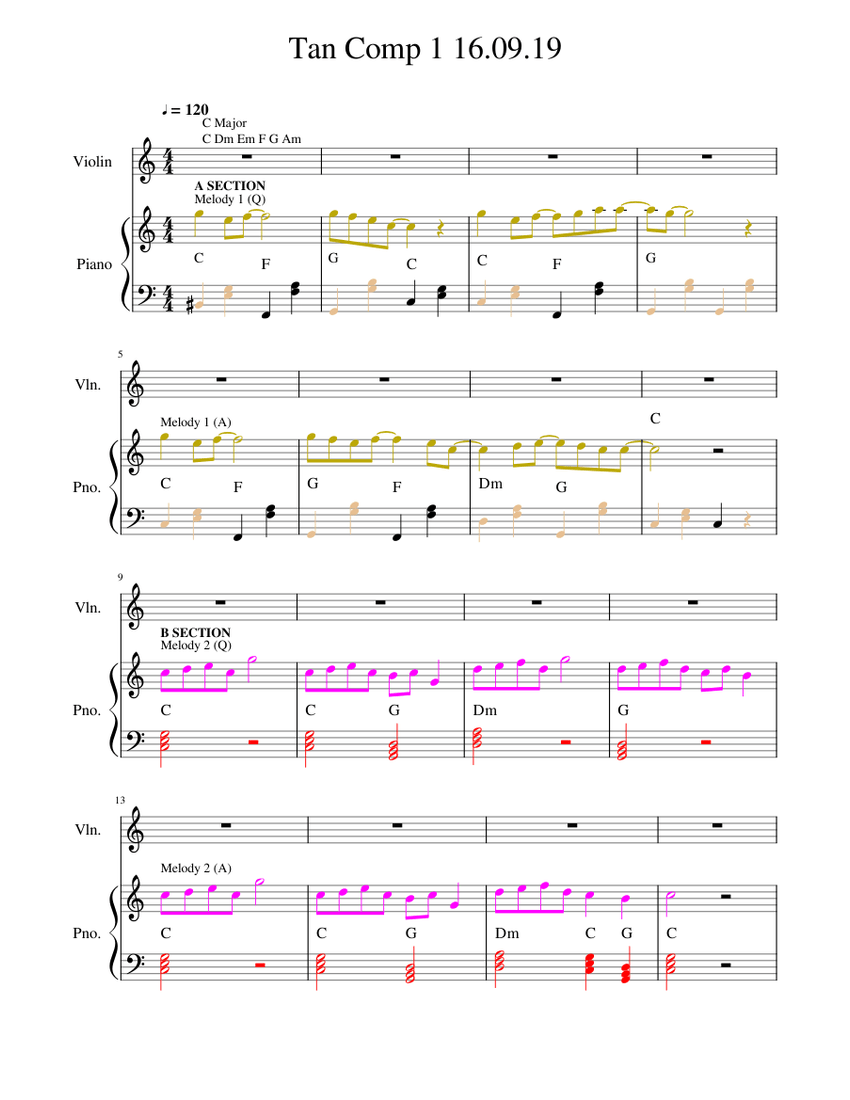 Tan_Composition_1_-_Sept_9_new_2019 (3) Sheet music for Piano, Violin ...