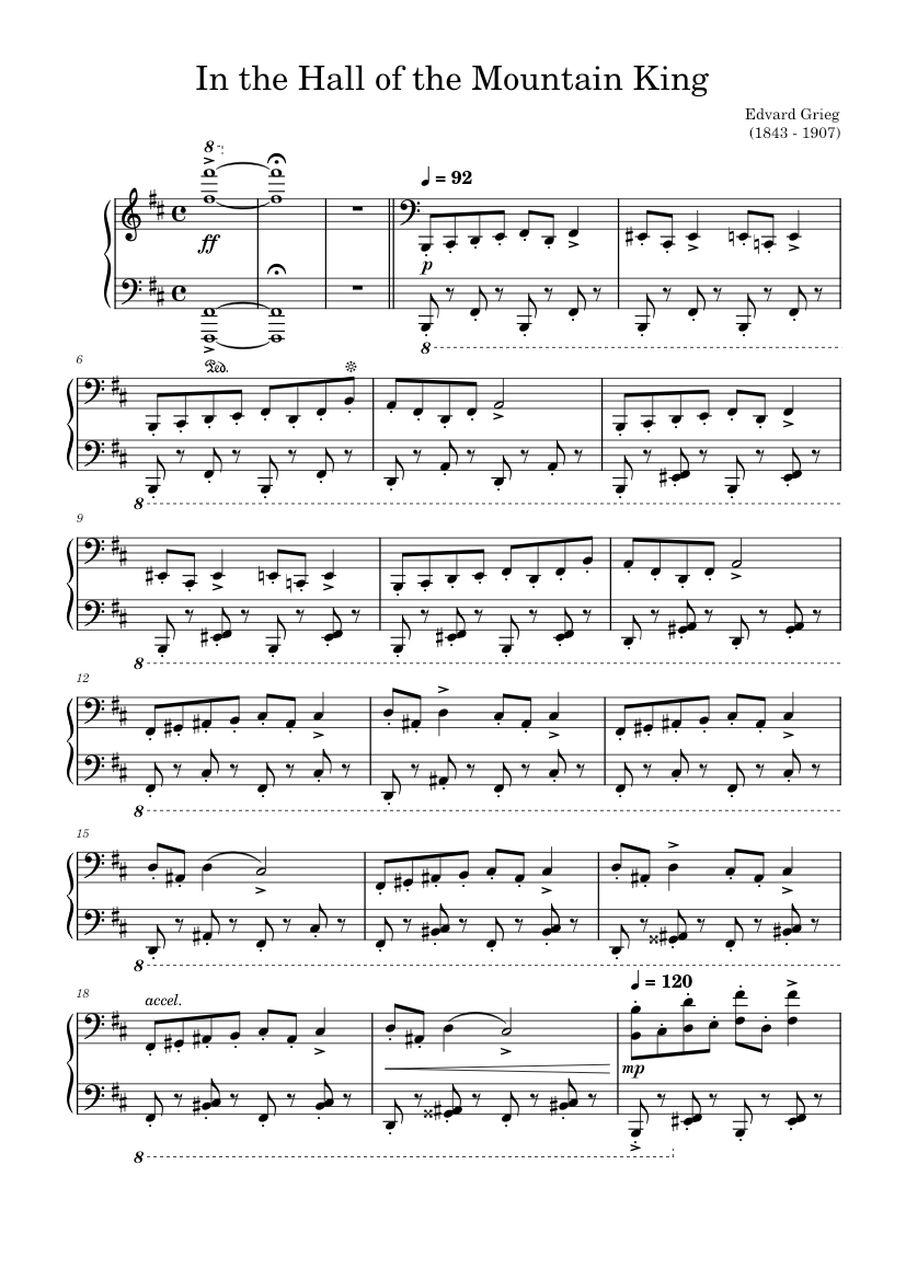 In The Hall of The Mountain King – Edvard Grieg (Kassia's Version ...
