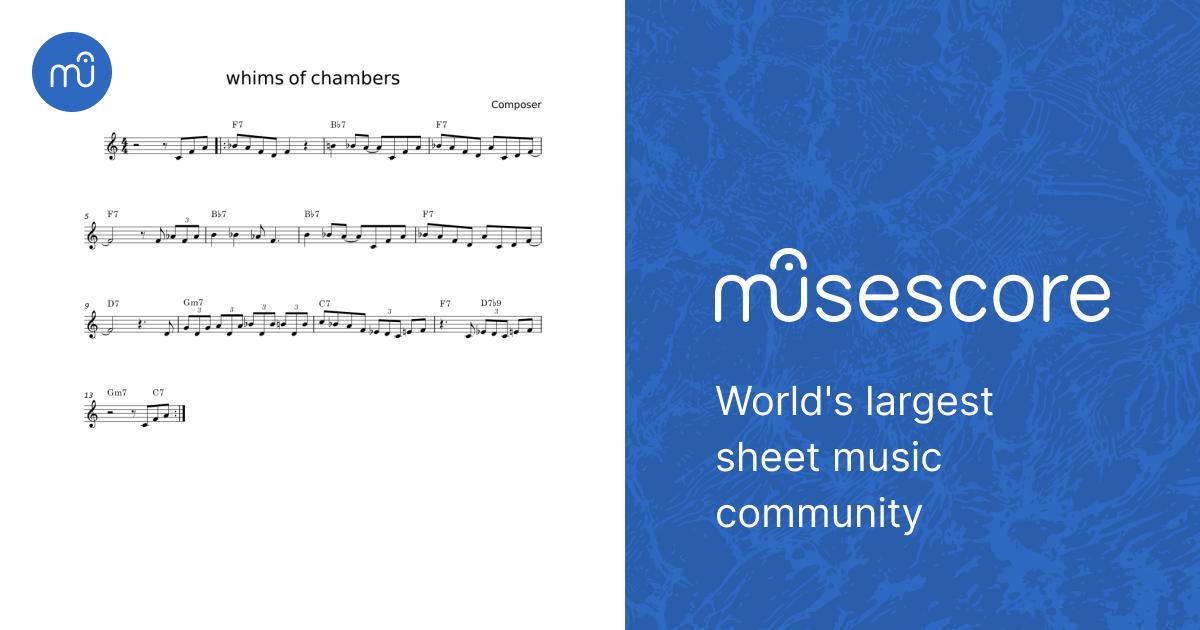 whims of chambers Sheet music for Piano (Solo) Easy | Musescore.com