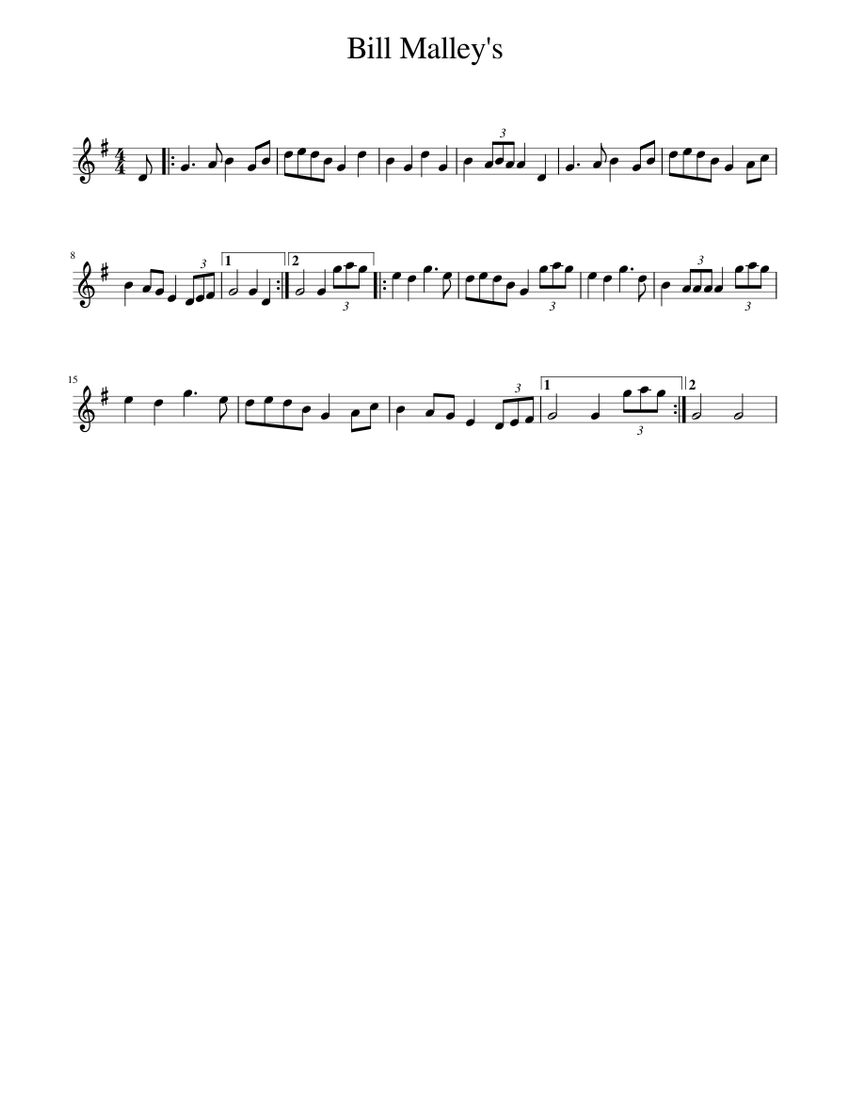Bill Malley's Sheet music for Piano (Solo) Easy | Musescore.com