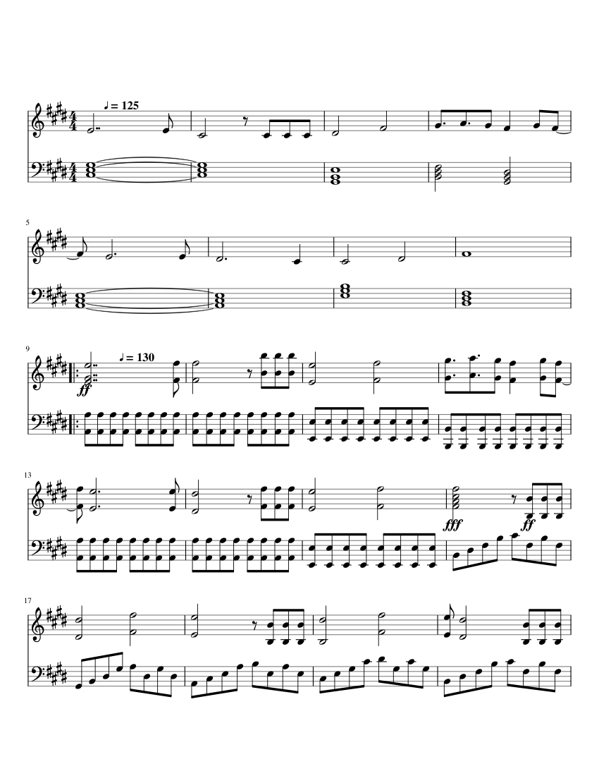 Helena - My Chemical Romance Sheet music for Piano (Solo) | Musescore.com