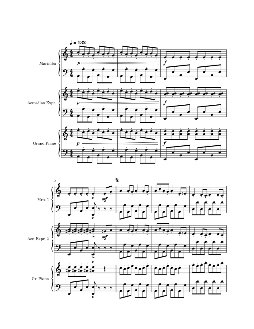 Popcorn – Gershon Kingsley Popcorn Sheet music for Piano, Accordion ...