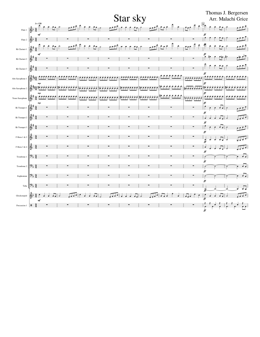 Star sky - piano tutorial