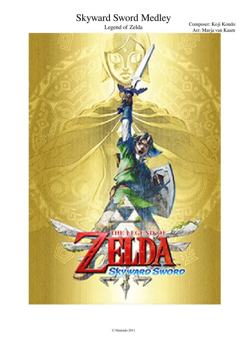 Skyward Sword Medley Sheet music for Piano, Flute (Solo) | Musescore.com