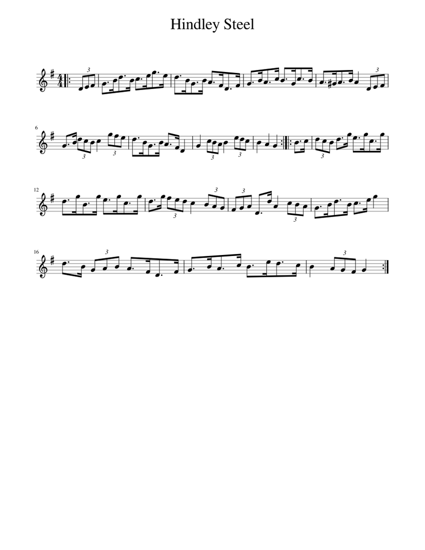 Hindley Steel Sheet music for Piano (Solo) Easy | Musescore.com