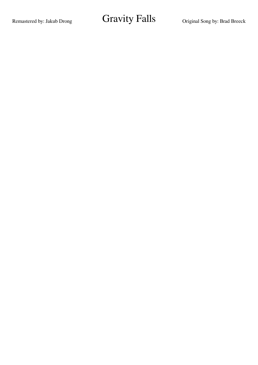 (Updated) Gravity Falls Theme (Orchestral) Sheet Music for Trombone ...