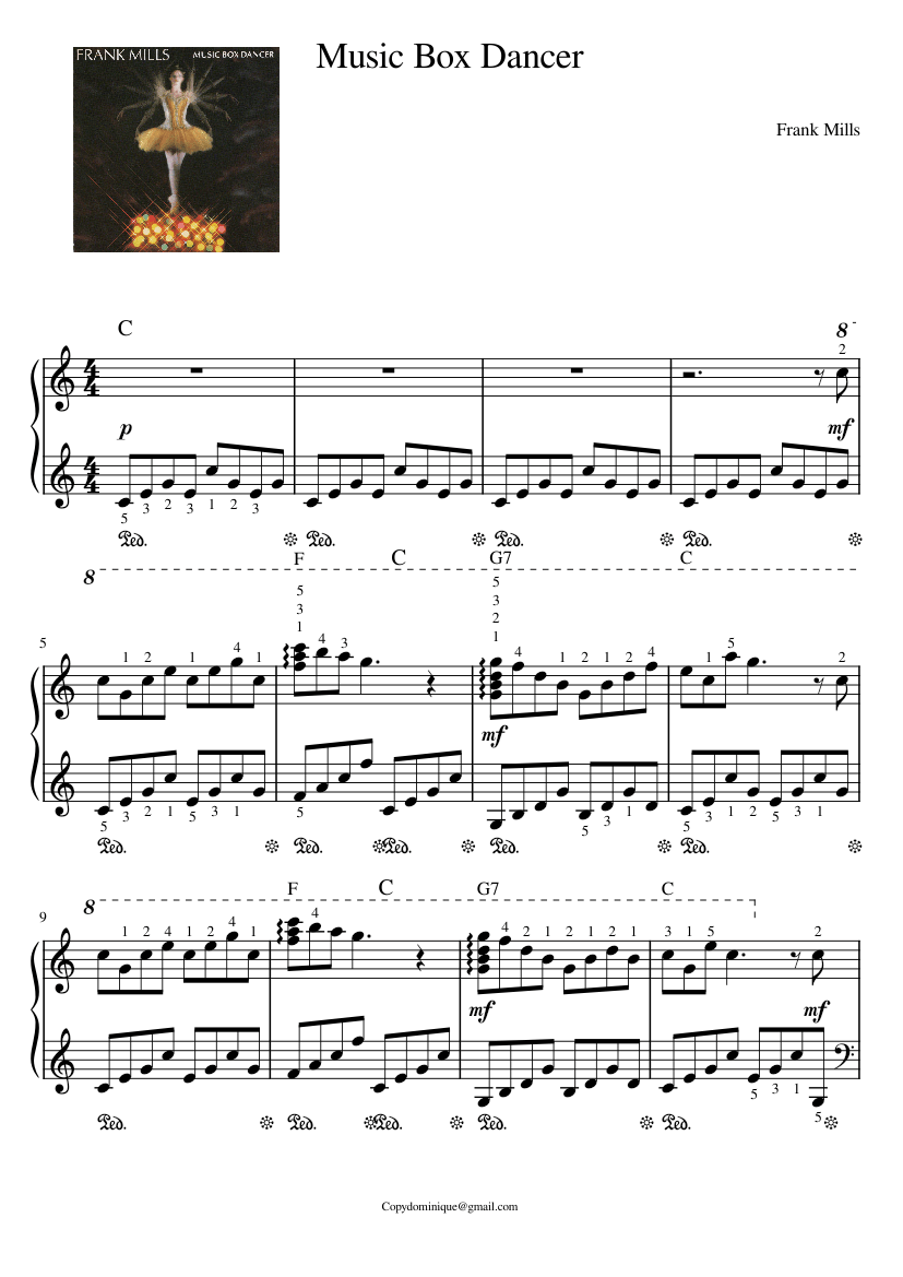 Music box dancer – Frank Mills Music Box Dancer – Frank Mills 1979 ...