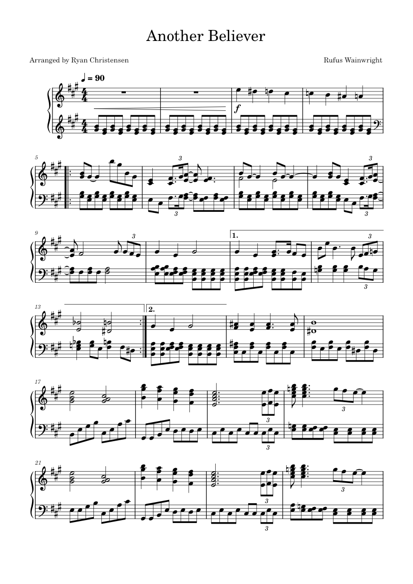 Another Believer – Meet The Robinsons Movie, Rufus Wainwright Another ...