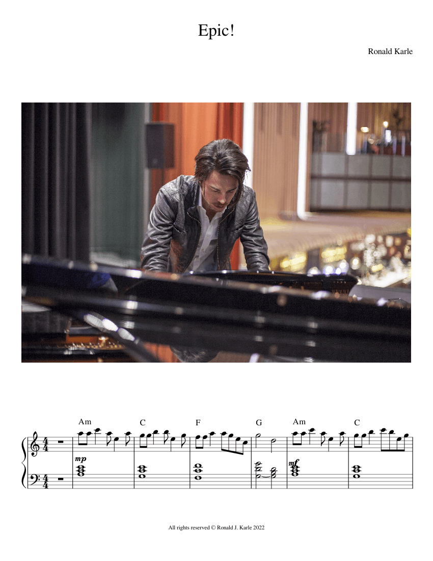 Epic! Sheet music for Piano (Solo) | Musescore.com