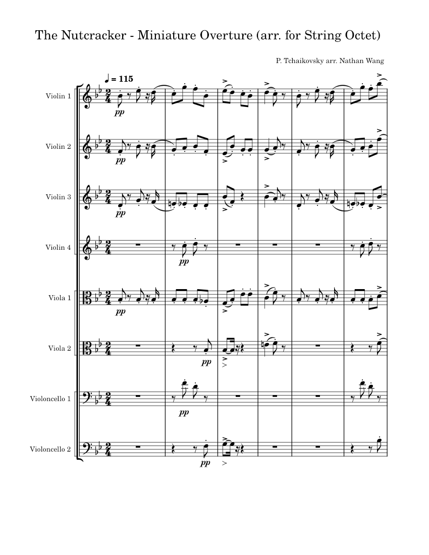 Miniature Overture (from "The Nutcracker Suite") – Pyotr Ilyich ...