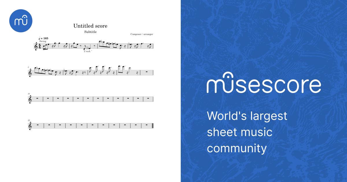 Squidward clarinet 6 Sheet music for Clarinet other (Solo) | Musescore.com