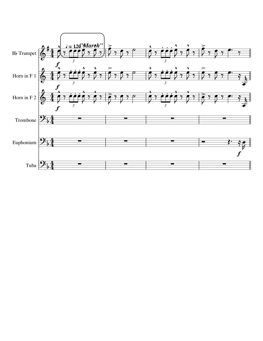 The Nutcracker Suite Sheet music for Trombone, Euphonium, Tuba, Trumpet ...