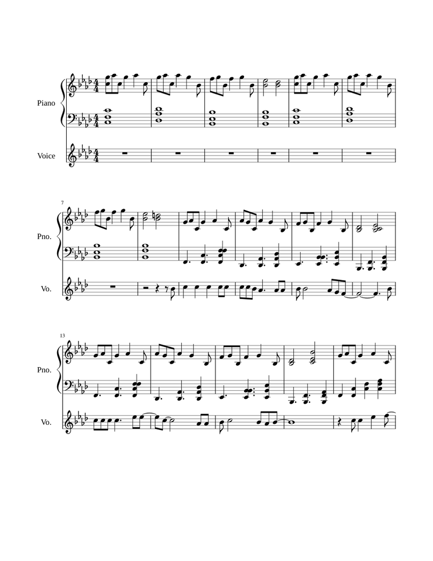 Let it go-frozen Sheet music for Piano, Voice (other) (Piano-Voice ...