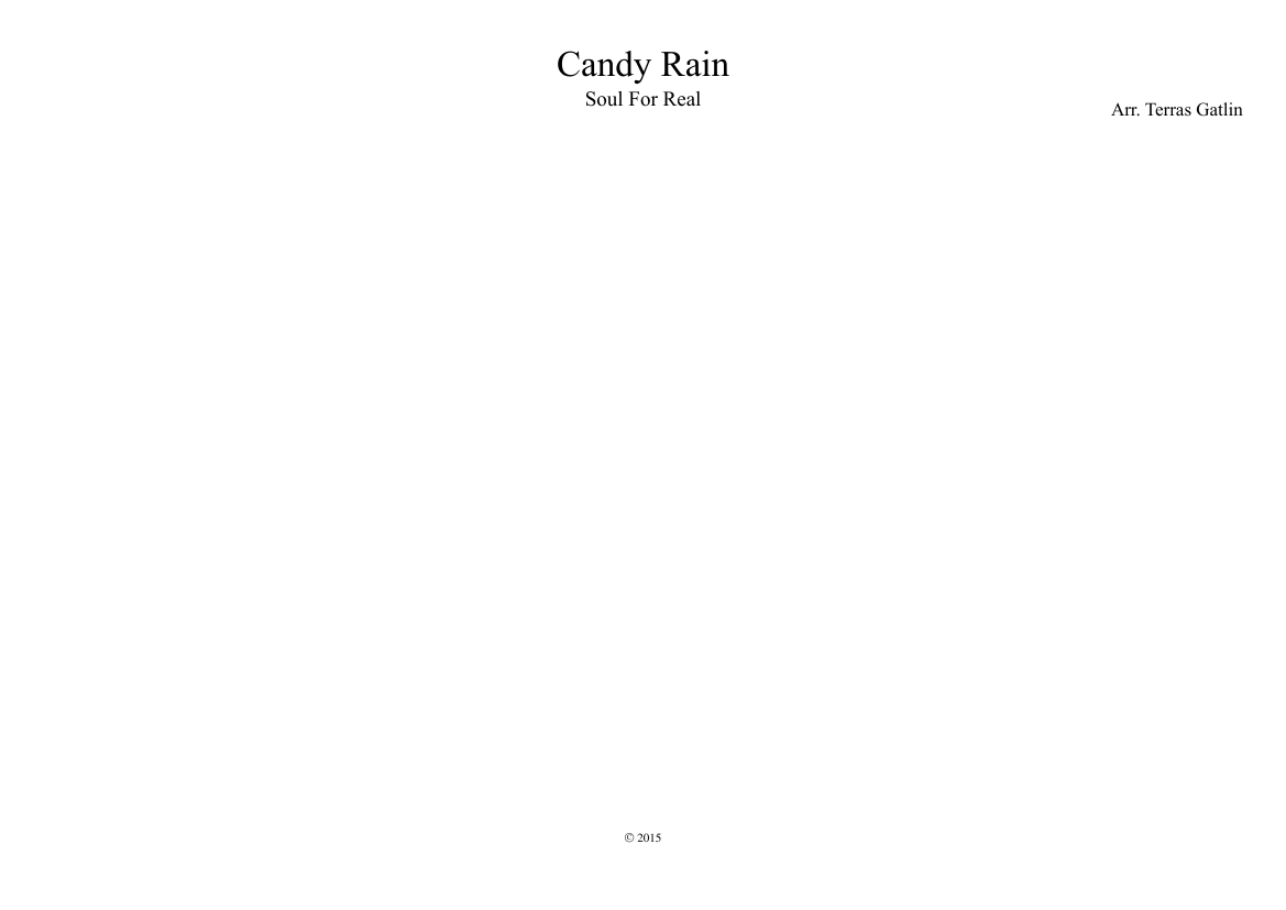 Candy Rain Sheet Music for Trombone, Flute (Mixed Duet) | MuseScore.com