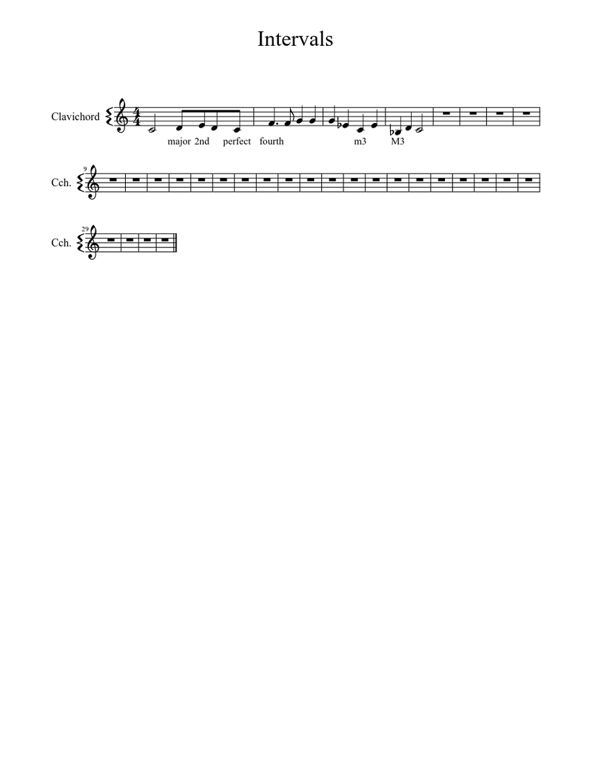 Intervals - piano tutorial