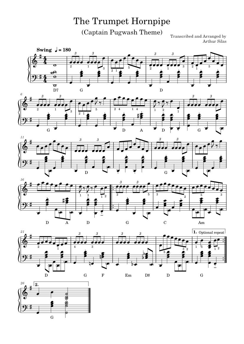 The Trumpet Hornpipe (Adventures of Captain Pugwash Theme) – Misc ...