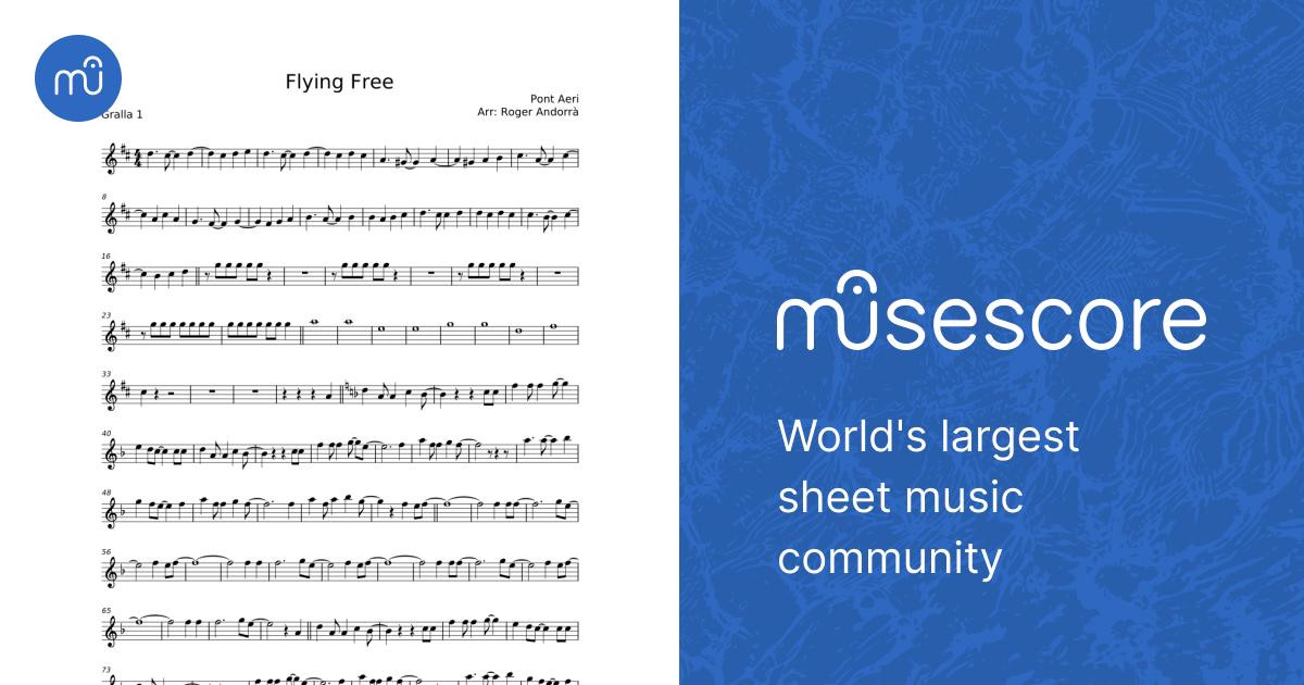 Flying Free - Pont Aeri Sheet music for Oboe (Solo) | Musescore.com