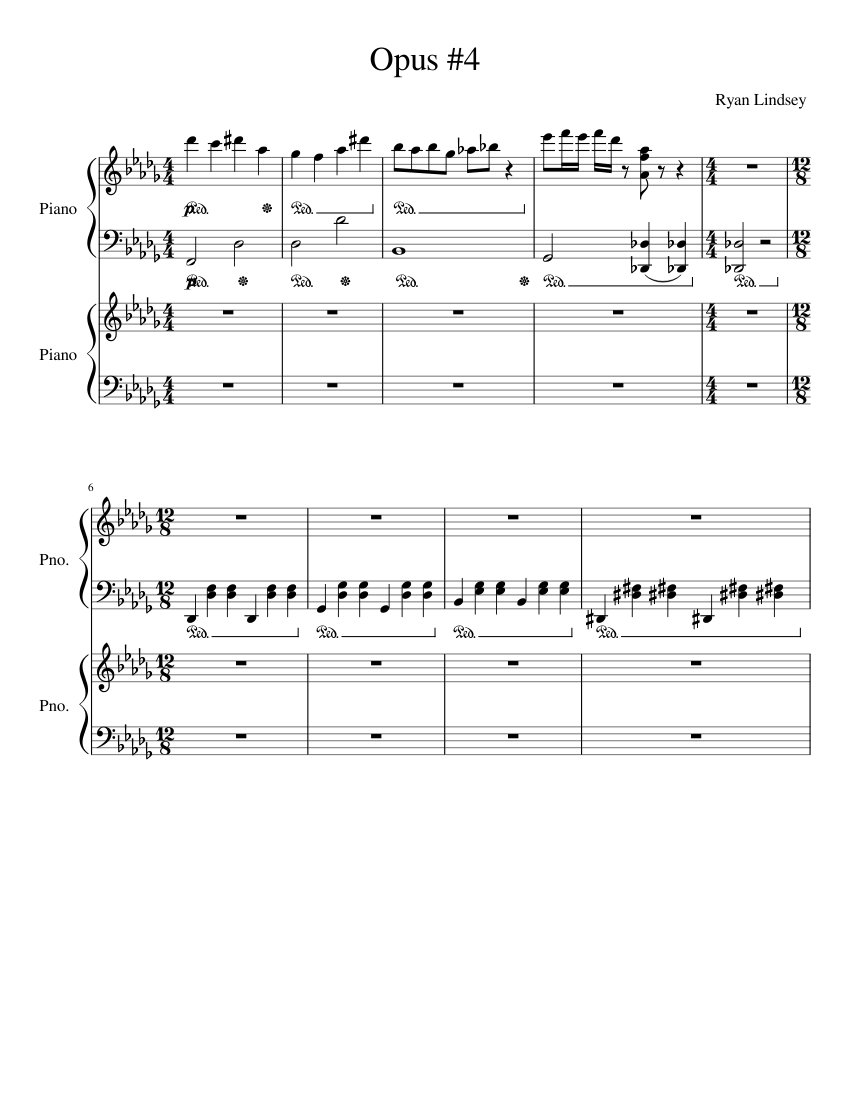 Opus #4 - piano tutorial
