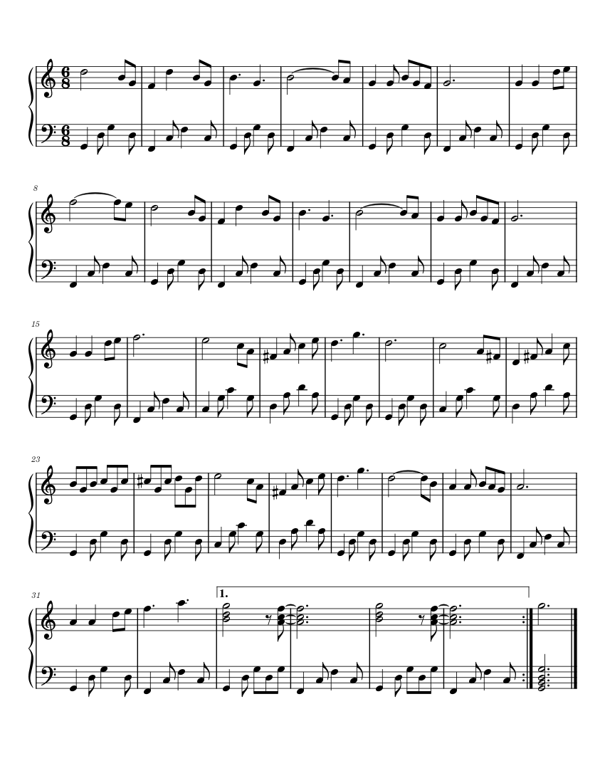 blues de chocobo Sheet music for Piano (Solo) Easy | Musescore.com