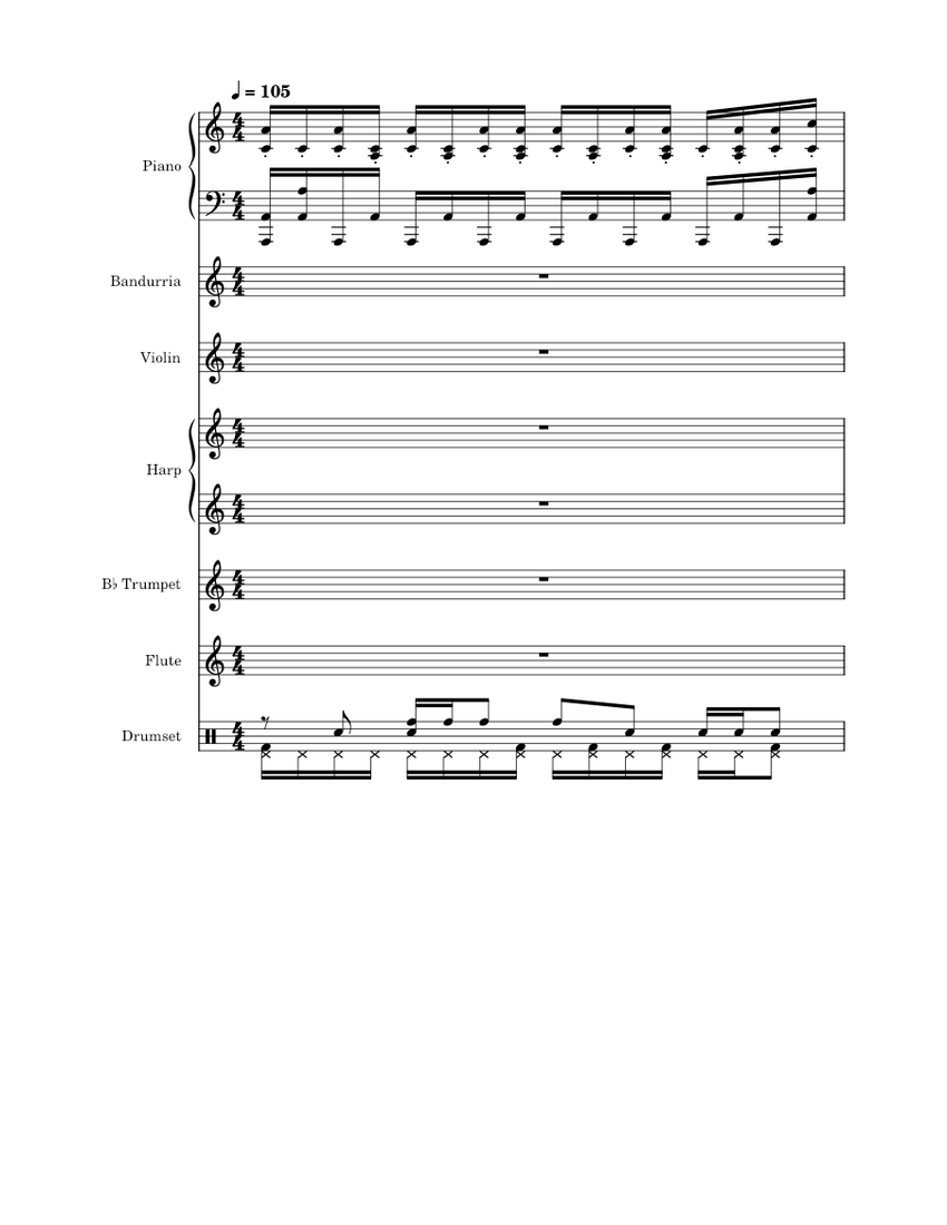 Keep Up Small Fry - bongoguy Sheet music for Piano, Flute, Trumpet in b ...