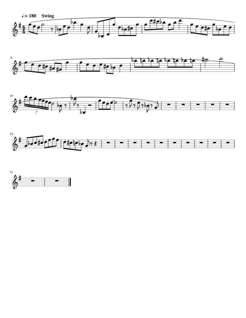 solo Sheet music for Saxophone (Tenor) (Solo) | Musescore.com