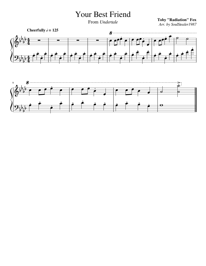 Your Best Friend Sheet music for Piano (Solo) Easy | Musescore.com