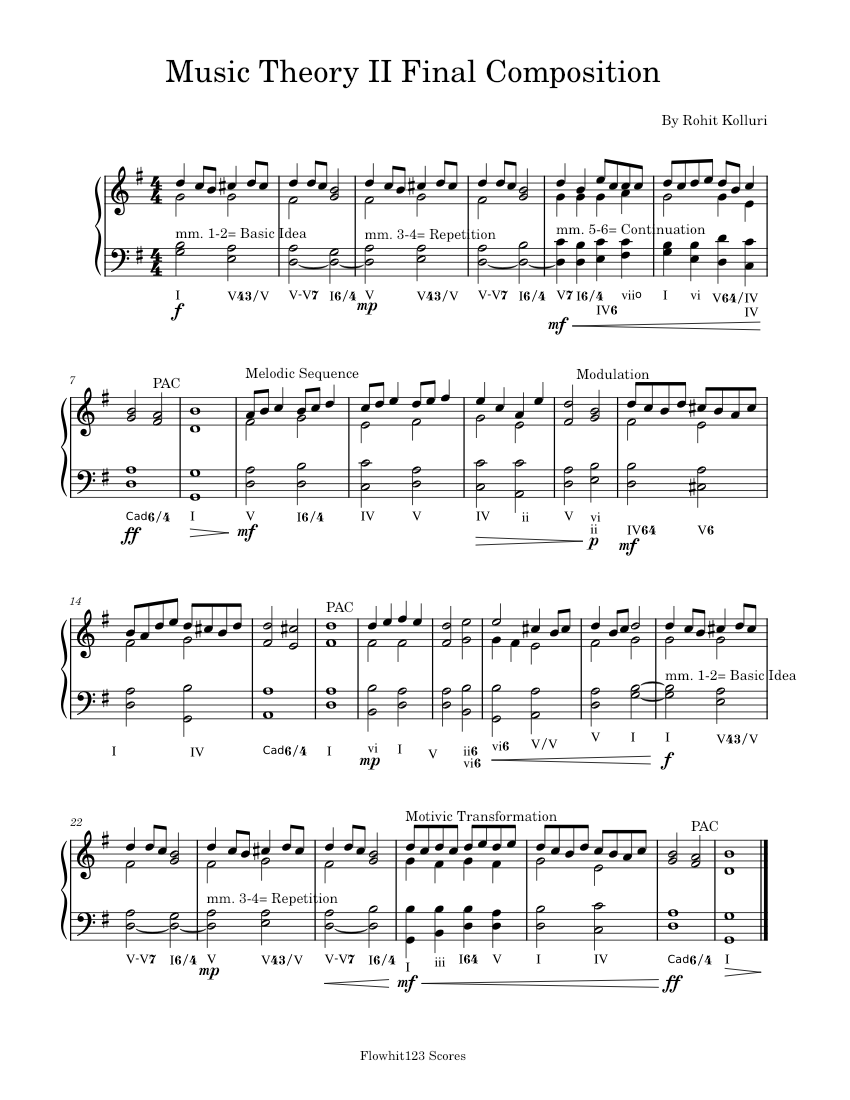 Music_Theory_II_Final_Composition Sheet music for Piano (Solo ...