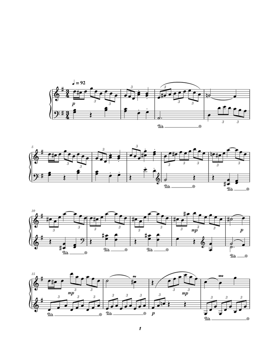 Minuet - Joseph Haydn - piano tutorial