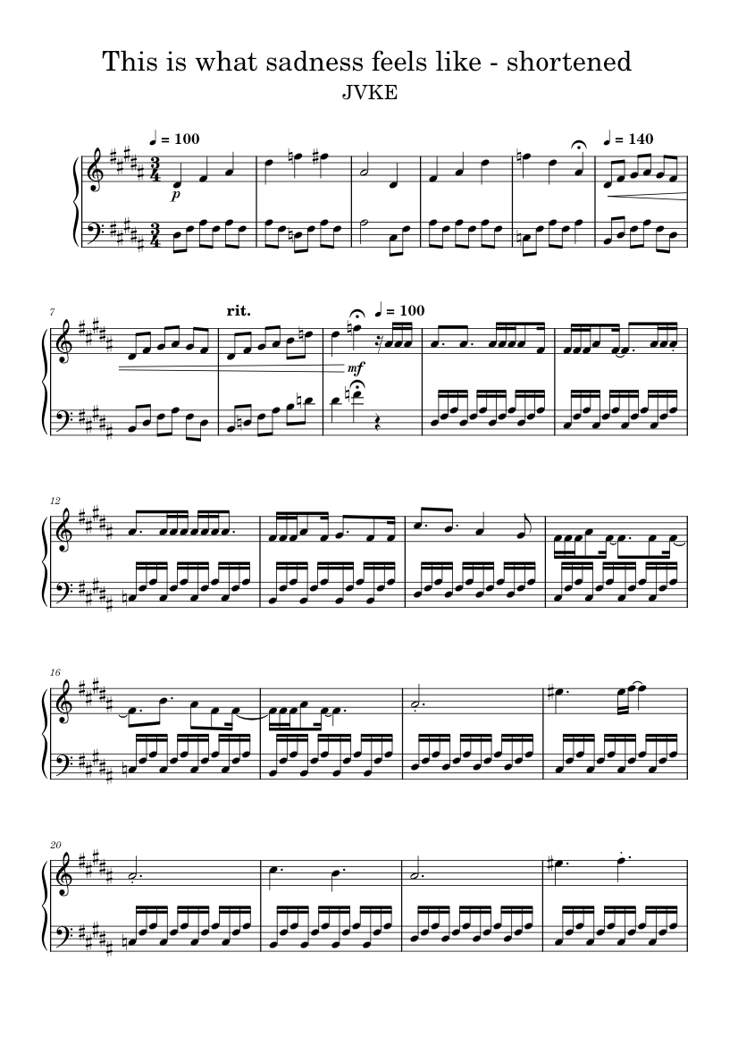 This is what sadness feels like – JVKE This is what sadness feels like ...