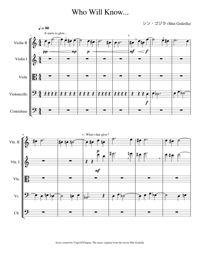 Shin Godzilla: Who Will Know – Shirō Sagisu Who_Will_Know... (Working ...