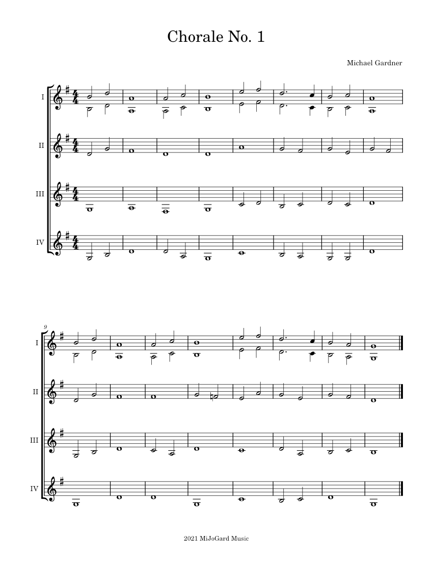 Progressive Chorales and Scale exercises for Band - Part 2 Sheet music ...