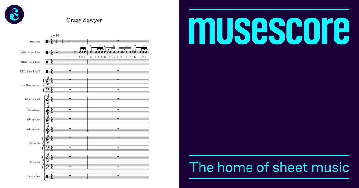 Tom Sawyer/Crazy Army Sheet music for Vibraphone, Glockenspiel, Snare ...