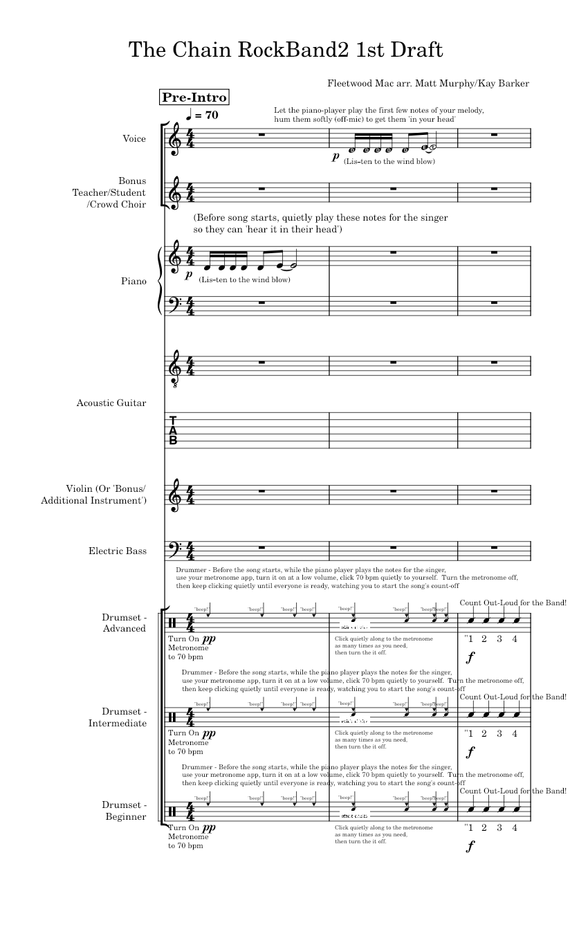 The Chain – Fleetwood Mac - Musicologie RockBand Sheet Music and Tab ...
