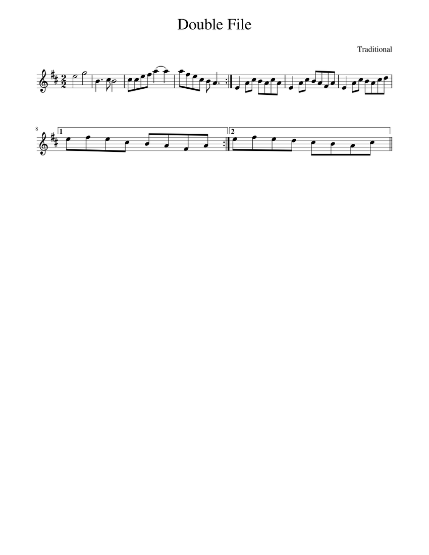 Traditional music - Double File Sheet music for Piano (Solo ...