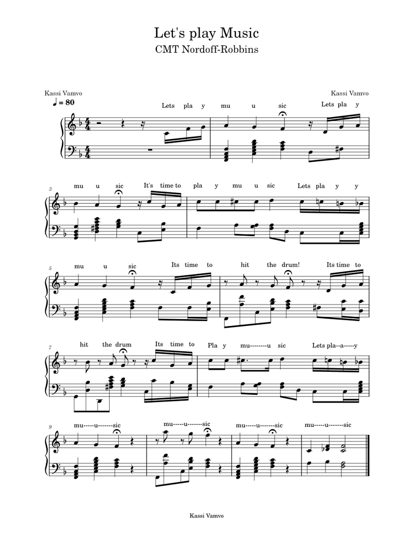 Let's play Music Sheet music for Piano (Solo) | Musescore.com