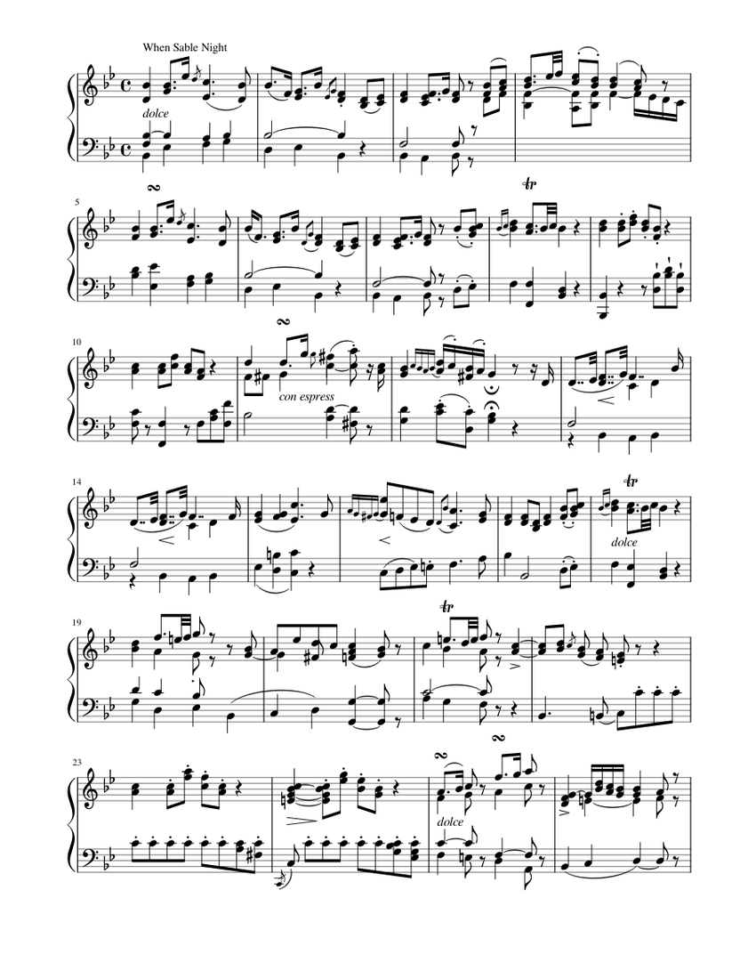 ADAGIO Sheet music for Piano (Solo) | Musescore.com