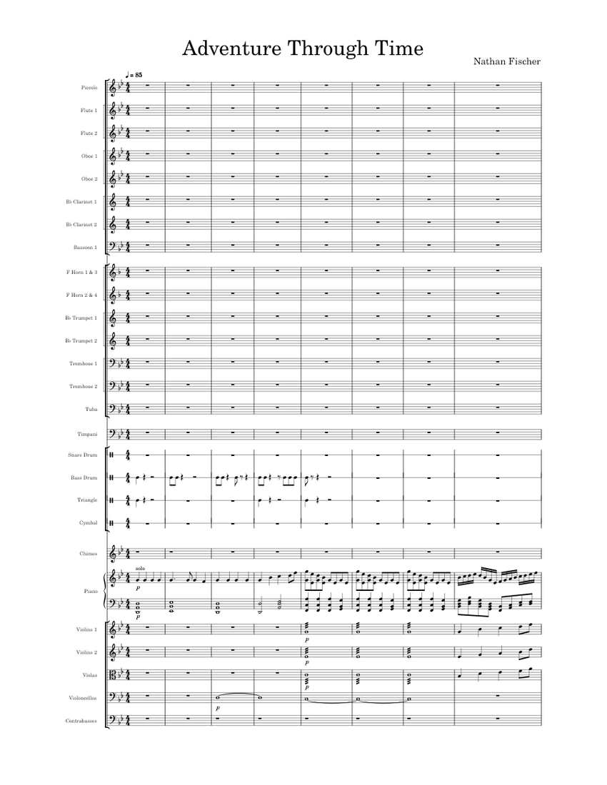 Adventure-Through-Time mscz Sheet music for Piano, Trombone, Tuba ...